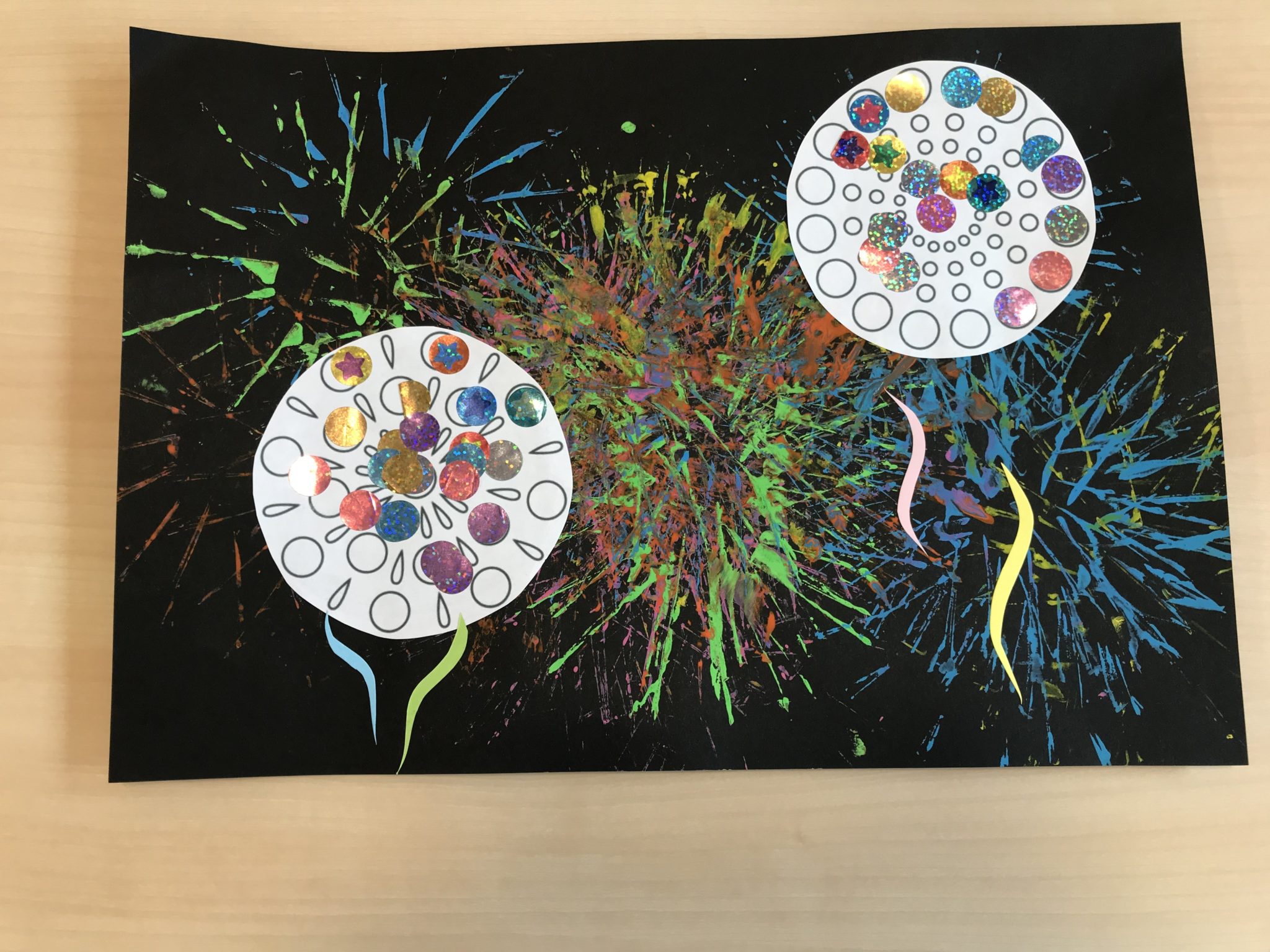 花火の製作。│西東京ユーカリ保育園